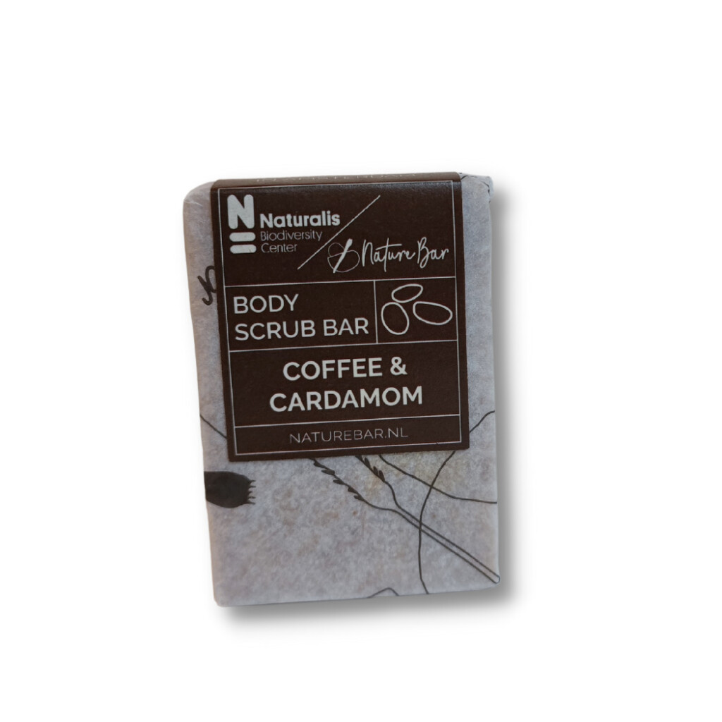 Body Scrub Bar met koffie en kardemom - Naturalis - Dutch Museum Gift Shop