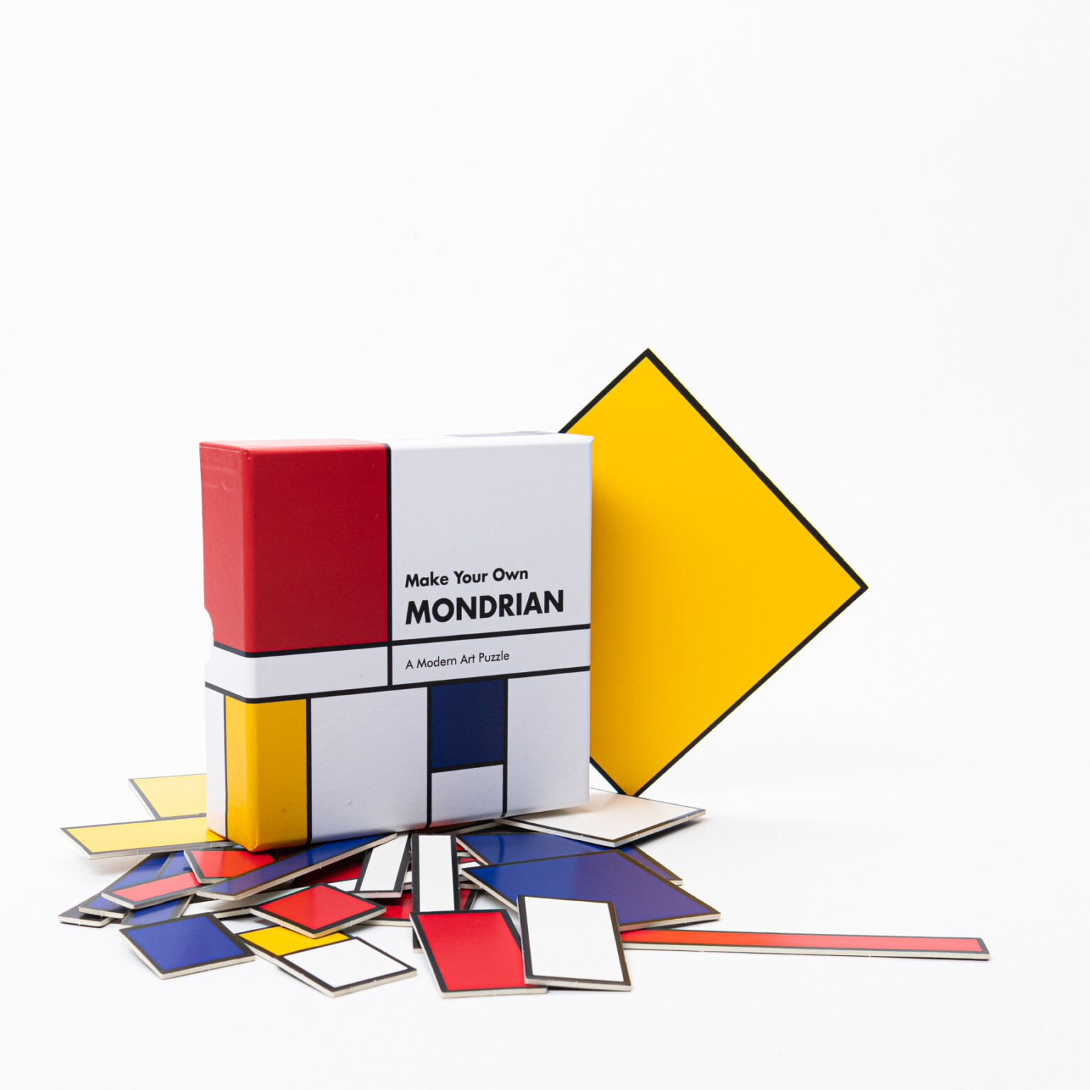 Mondrian modernes Kunstpuzzle - Mondriaanhuis - Dutch Museum Gift Shop