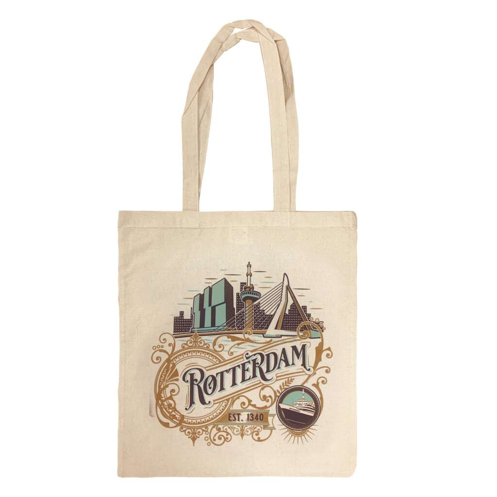 Cotton Tote Bag Rotterdam Ornaments - Maritiem Museum - Dutch Museum ...